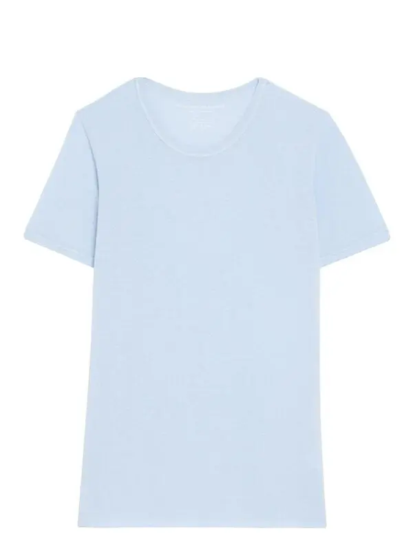 Majestic Filatures Machine Washable Cashmere Crewneck Top - Ocean