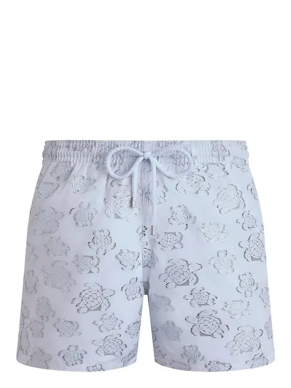 Vilebrequin Printed Swim Shorts - Off White