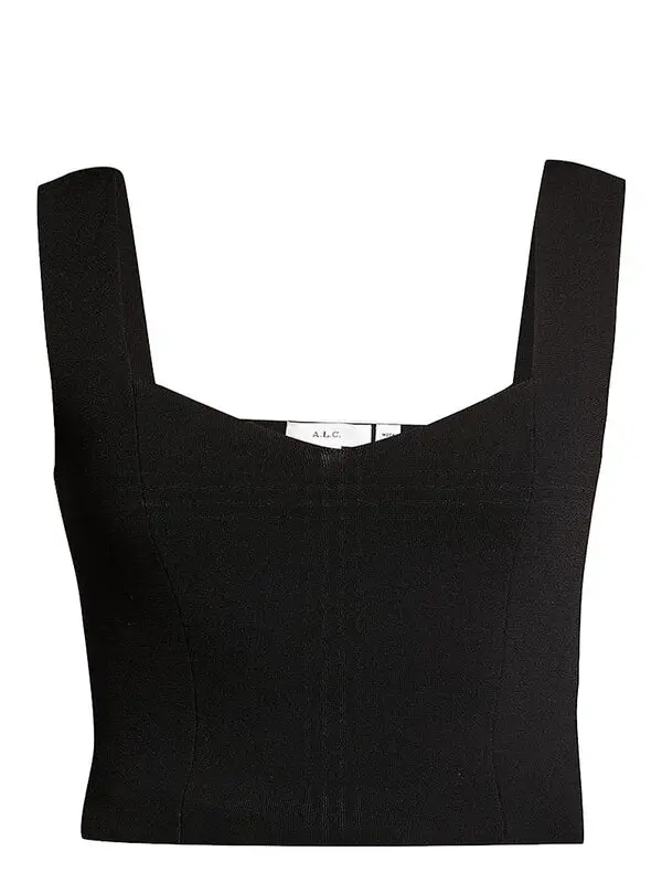 A.L.C. Jordana Tank Top - Black