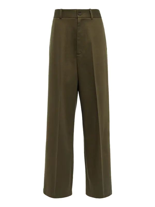 NILI LOTAN Johan Wide Leg Trousers - Green