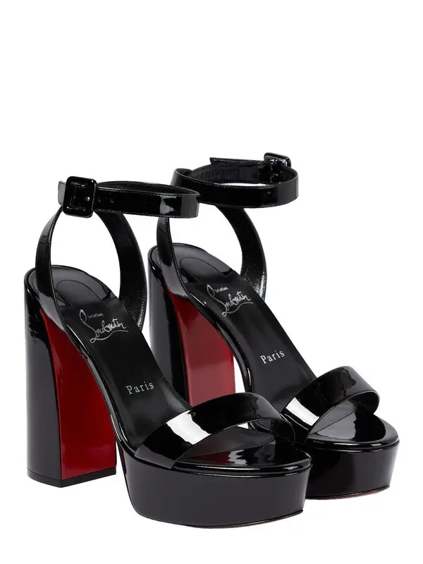 CHRISTIAN LOUBOUTIN Movida Sabina Platform Sandals - Black