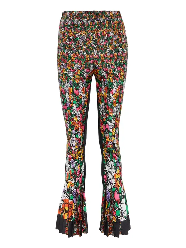 Sacai High-rise Floral Pants - Multicoloured