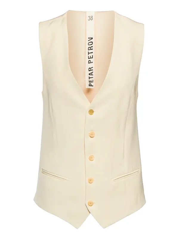 PETAR PETROV Wyck Vest - White
