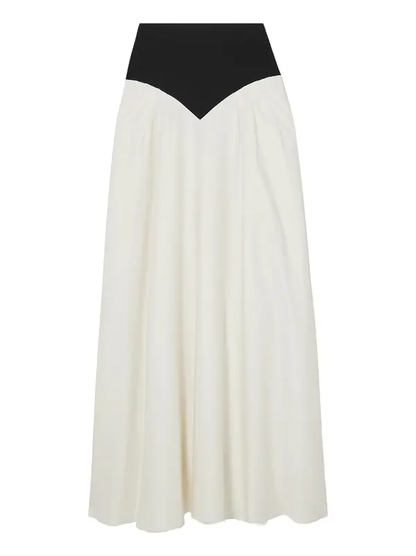 Gabriela Hearst Mel Paneled Maxi Skirt - Ivory