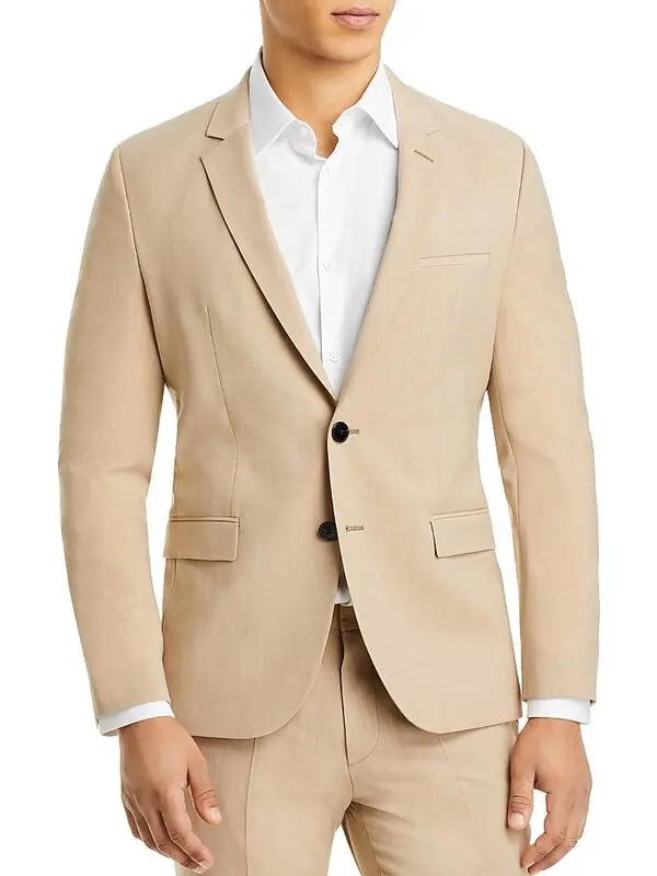 Hugo Arti Extra Slim Fit Suit Jacket - Light Beige