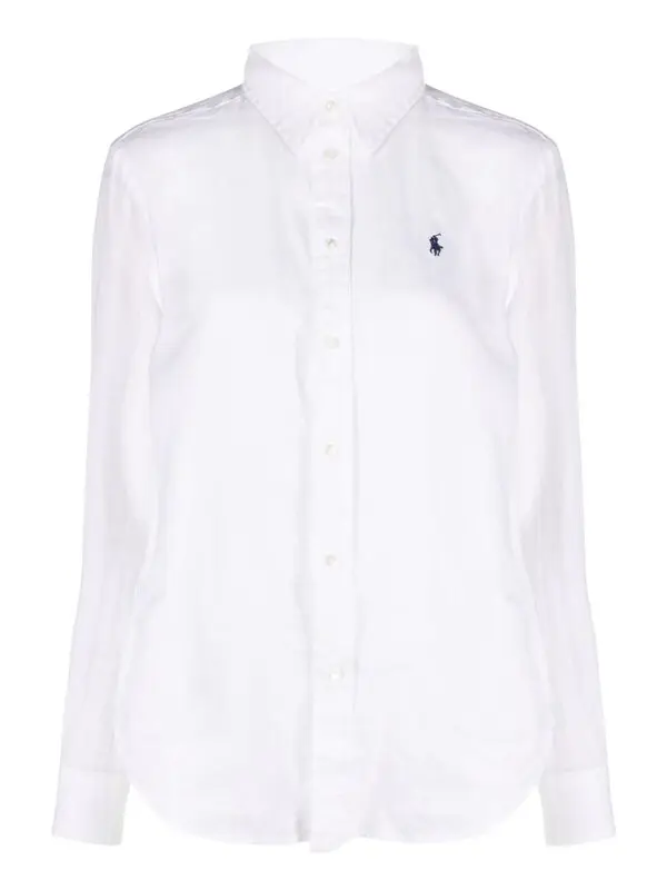 Polo Ralph Lauren Polo Pony Linen Shirt - White