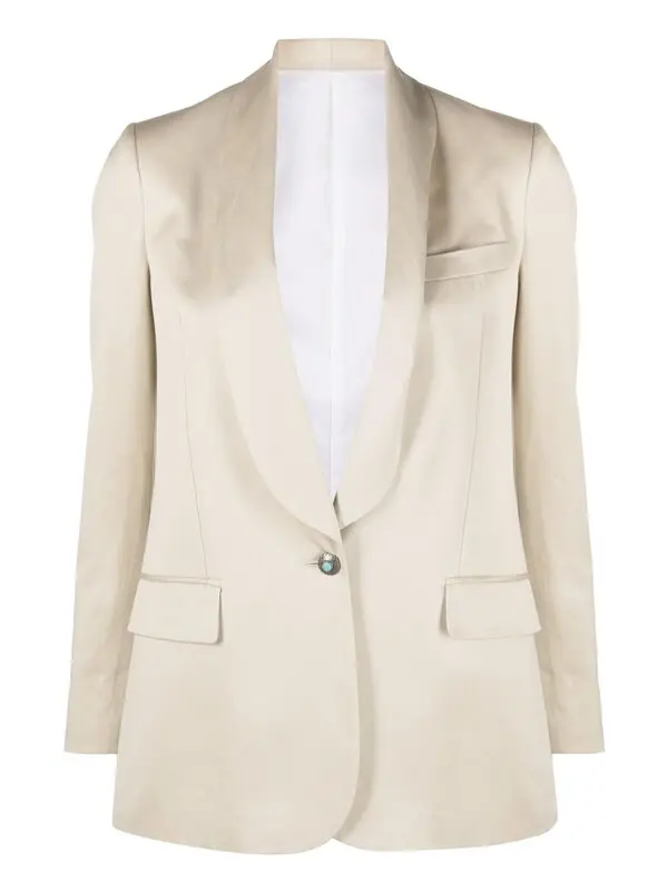 FORTELA Blaire Single-breasted Blazer - Neutrals