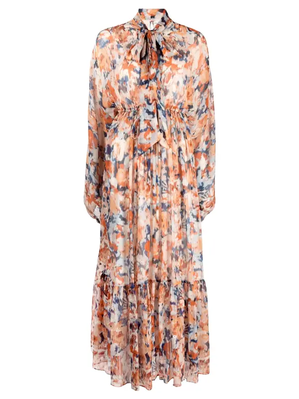 Evarae Theo Maxi Dress - Orange