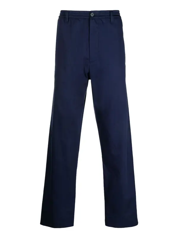 Marni Pleated Wide-leg Trousers - Blue