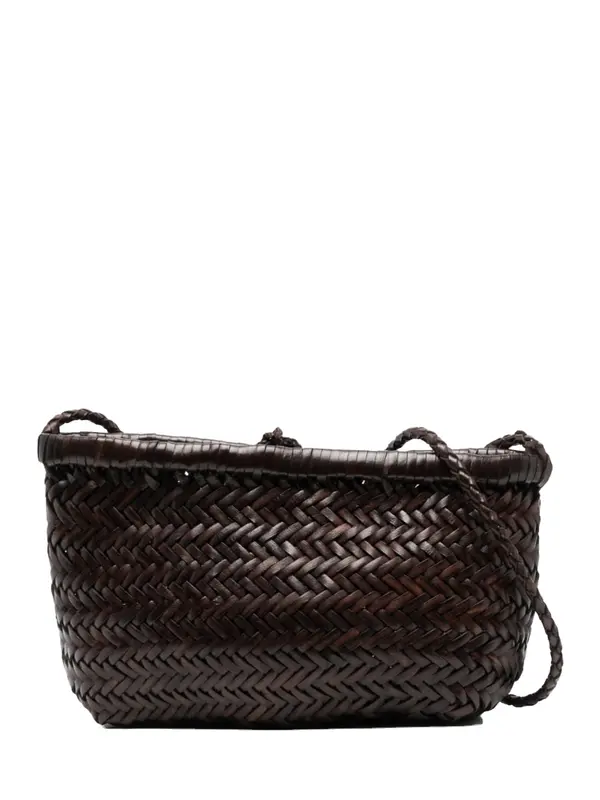Dragon Diffusion Small Grace Leather Basket Bag - Brown