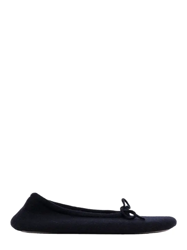 N.peal Cashmere Ballerina Slippers - Blue