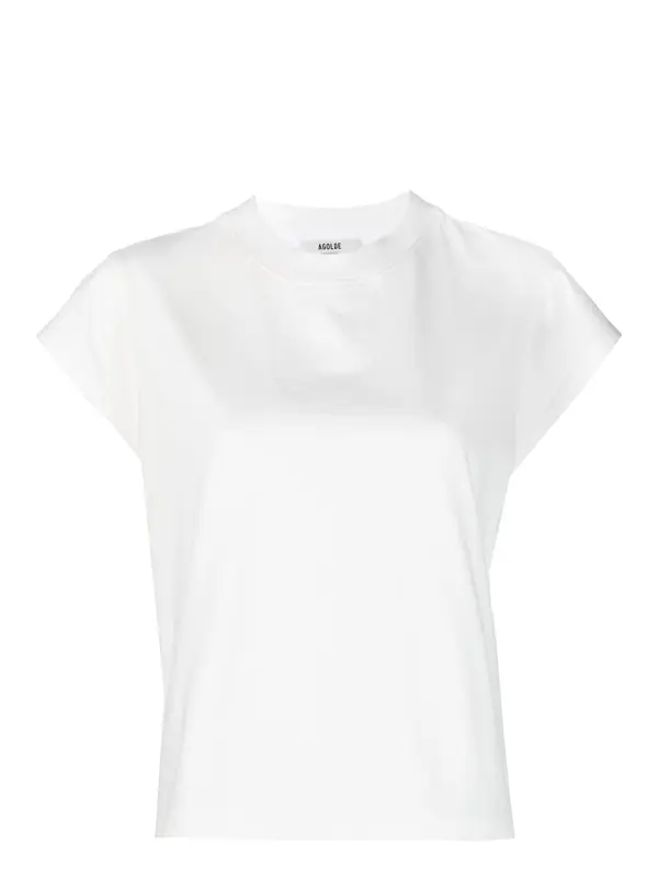 AGOLDE Crew Neck Short-sleeve T-shirt - White