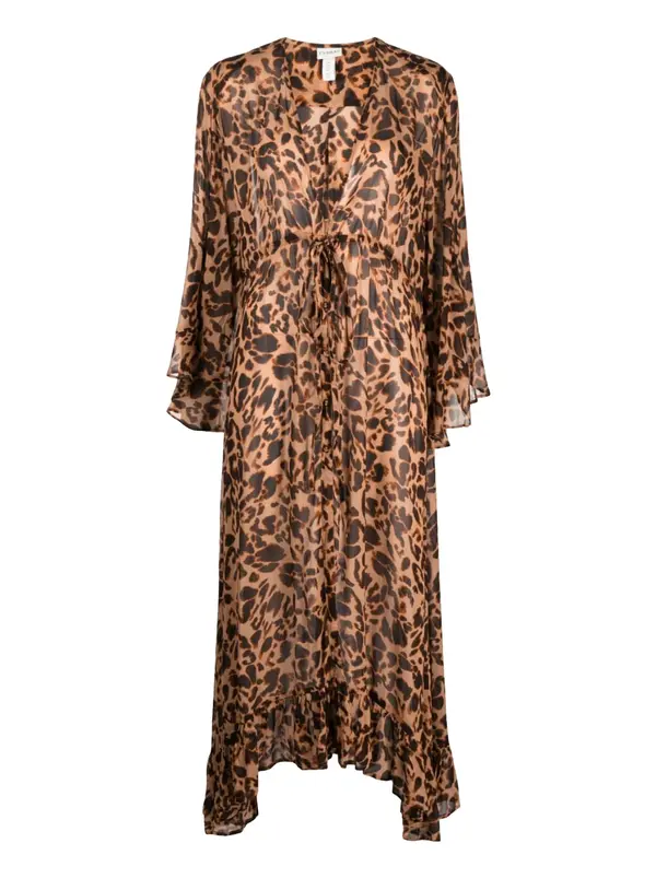 Evarae Arna Kaftan Dress - Brown