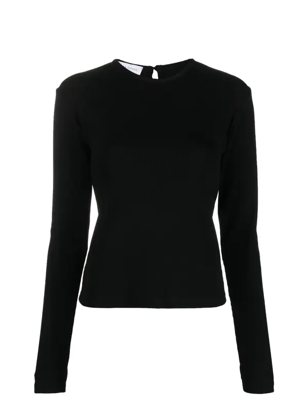 IOANA CIOLACU Open-back Sweatshirt - Black