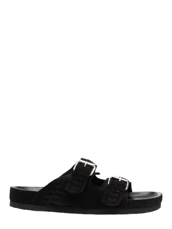 MARANT Lekson Leather Sandals - Black