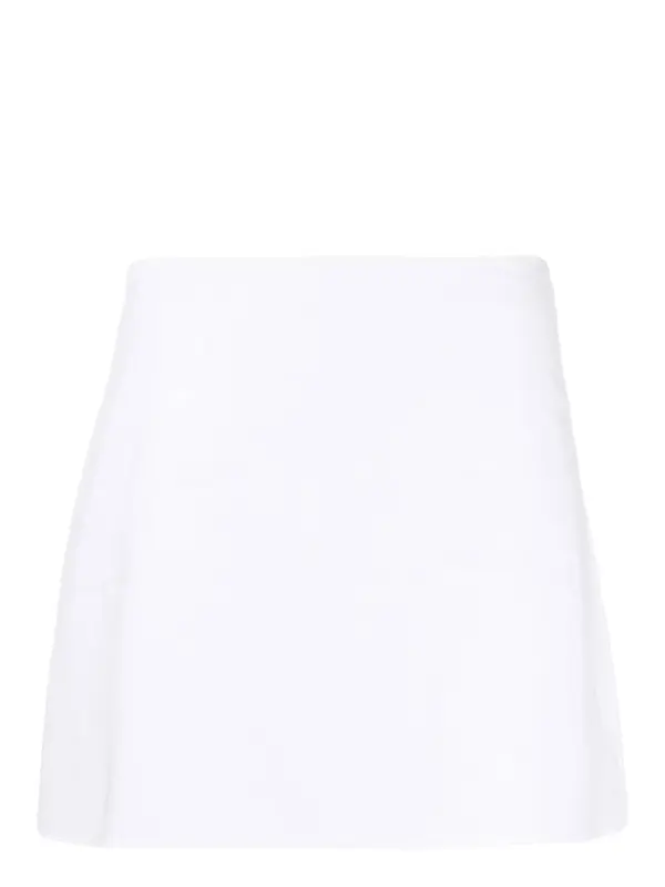 REFORMATION Veranda Linen Skirt - White