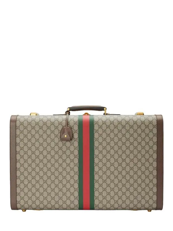Gucci Savoy Large Suitcase - Beige