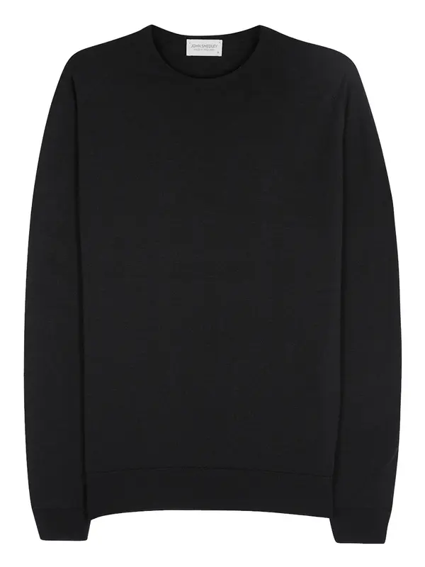 John Smedley Lundy Fine-knit Wool Jumper - Black