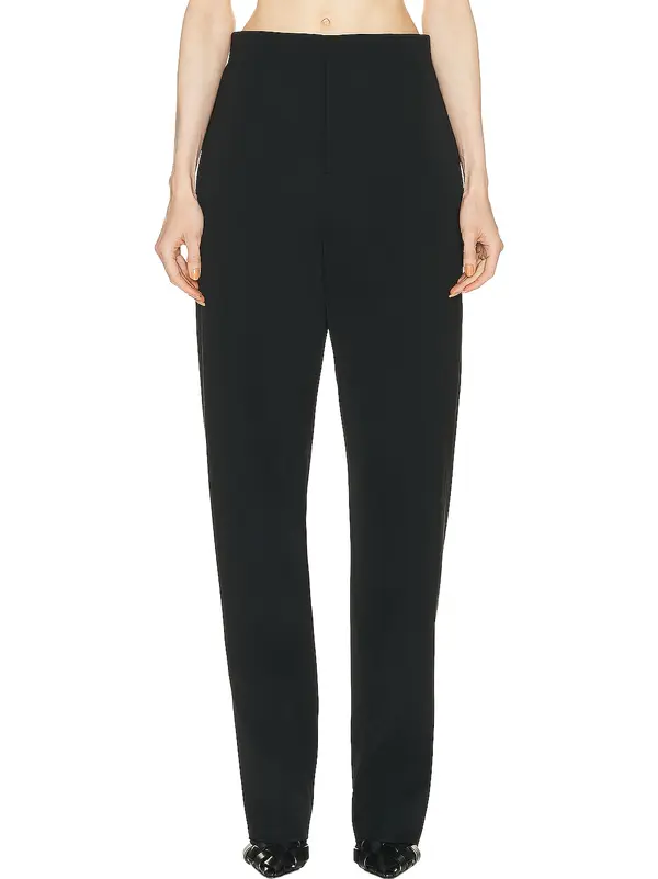 Bottega Veneta Stretch Wool Pant - Black