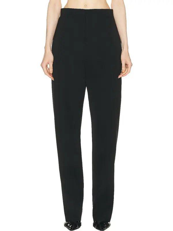 Bottega Veneta Stretch Wool Pant - Black