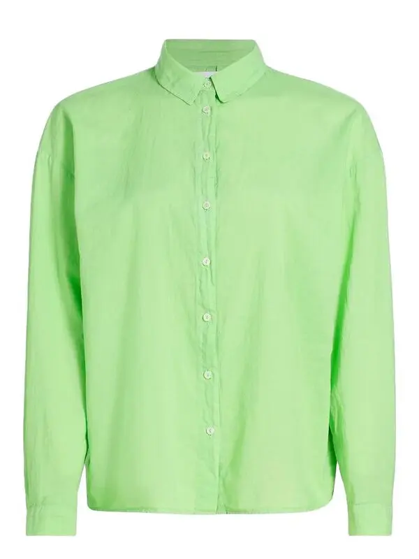 Velvet By Graham & Spencer Devyn Linen Button-front Shirt - Glow
