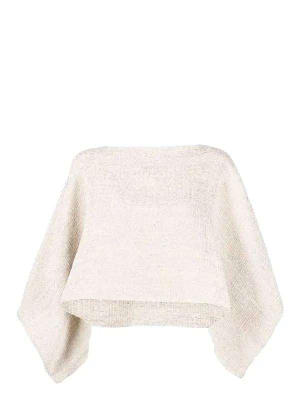 Voz Cape-style Jumper - Neutrals