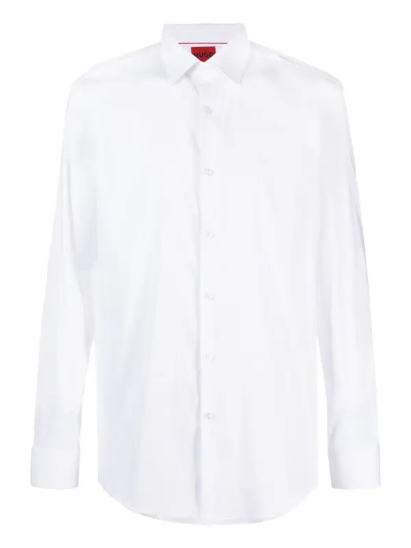 Hugo Long-sleeve Cotton Shirt - White