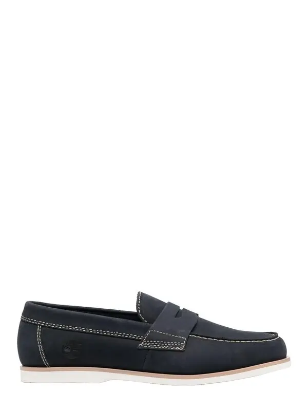Timberland Leather Penny Loafers - Blue