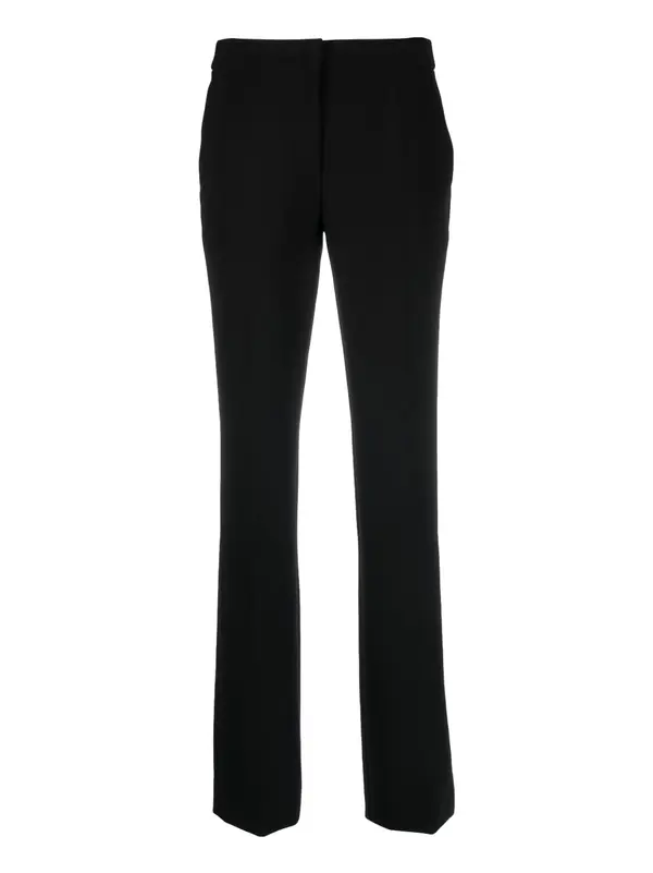 Moschino Mid-rise Slim-fit Trousers - Black