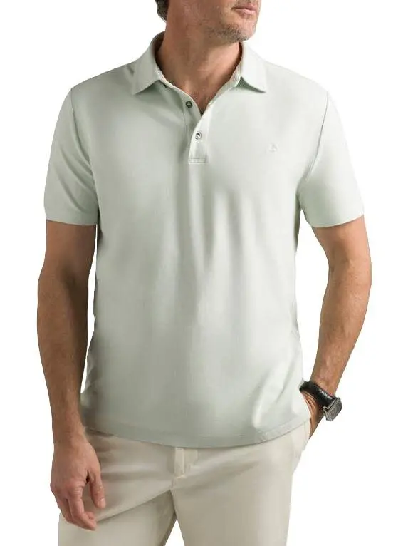 HYPERNATURAL El Capitán Classic Fit Supima® Cotton Blend Piqué Golf Polo - Fresh Mint