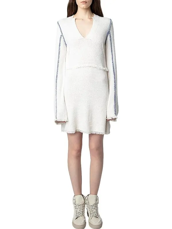 Zadig&Voltaire Hiko Silk & Cotton Dress - Ecru