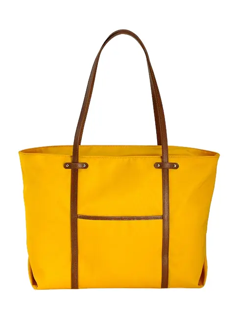 Gigi New York Mari Union Square Italian Nylon Tote - Gold