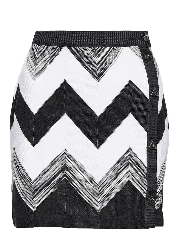 Missoni Zig-zag Knit Miniskirt - Black