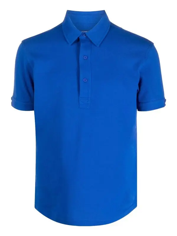 Orlebar Brown Piqué Short-sleeve Polo Shirt - Blue