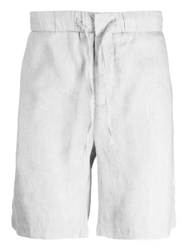 Frescobol Carioca Felipe Linen-cotton Shorts - Grey