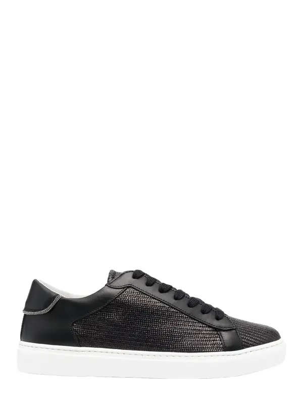 Fabiana Filippi Round-toe Low-top Sneakers - Black