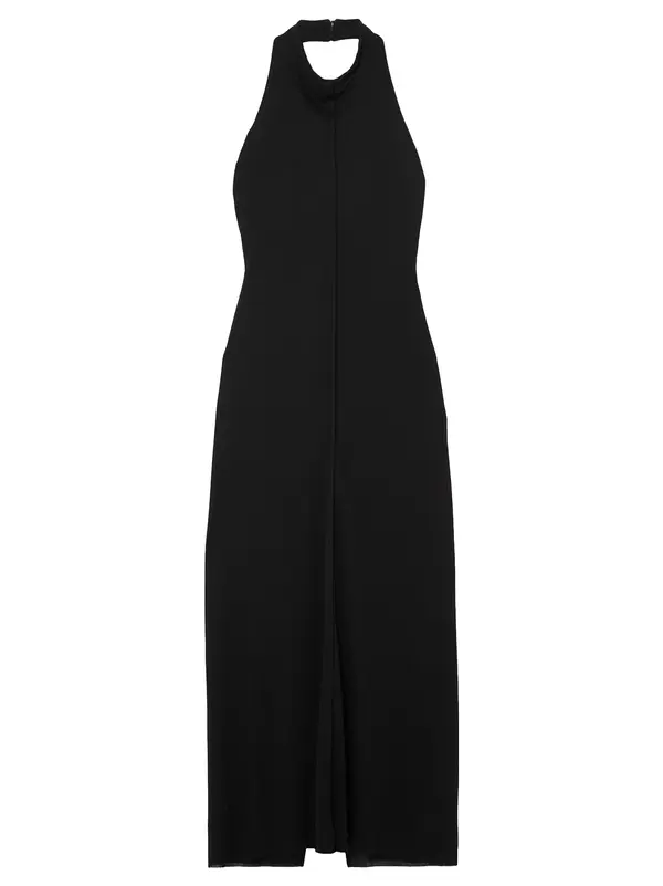 THE ROW Brynlee Open-back Jersey Midi Dress - Black