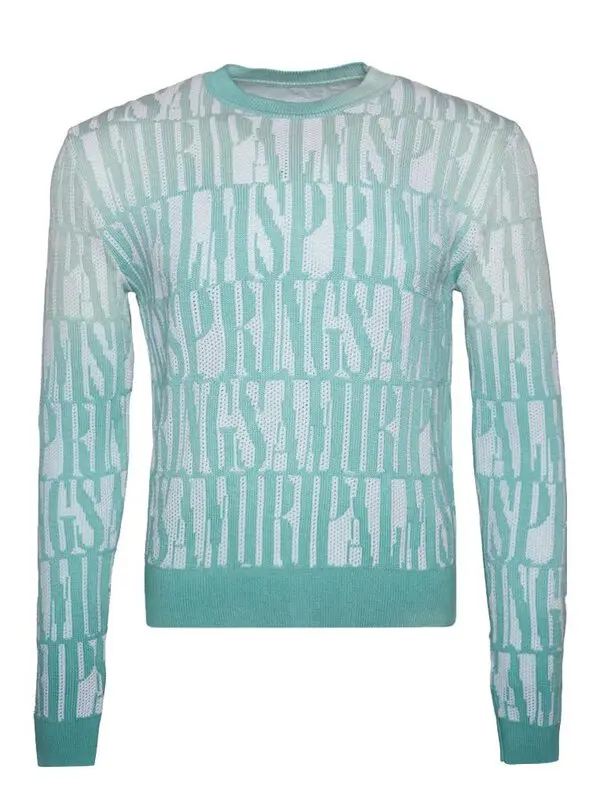 Amiri Palm Springs Knit Sweater - Green