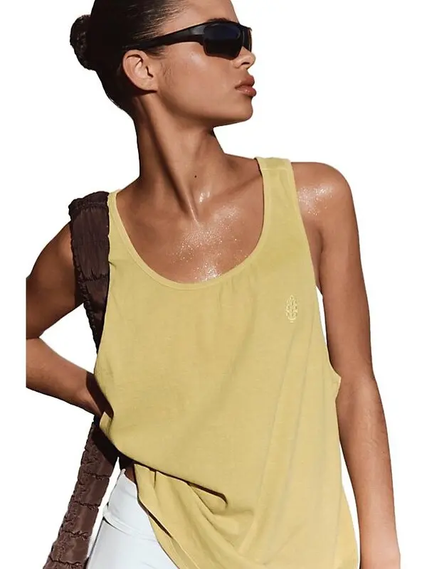 Free People Rundown Tank - Honeydew