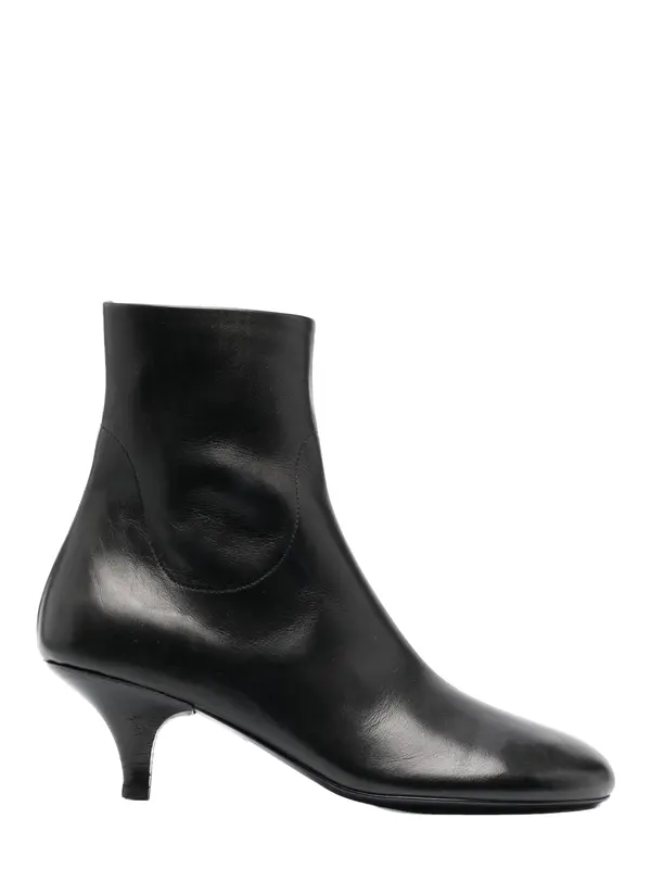 Marsèll 60mm Spilla Leather Ankle Boots - Black