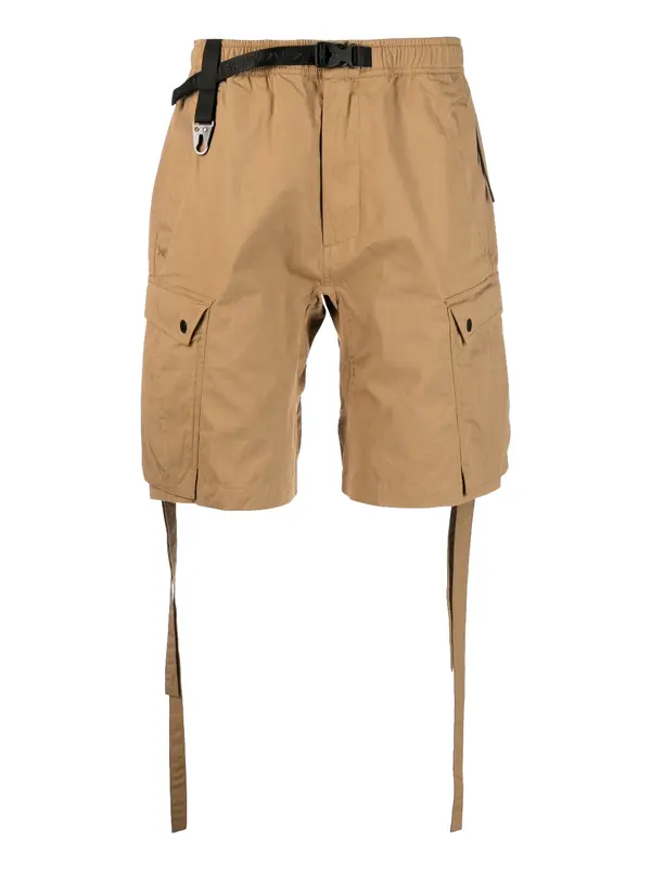 MAHARISHI Strap-detail Cargo Shorts - Neutrals