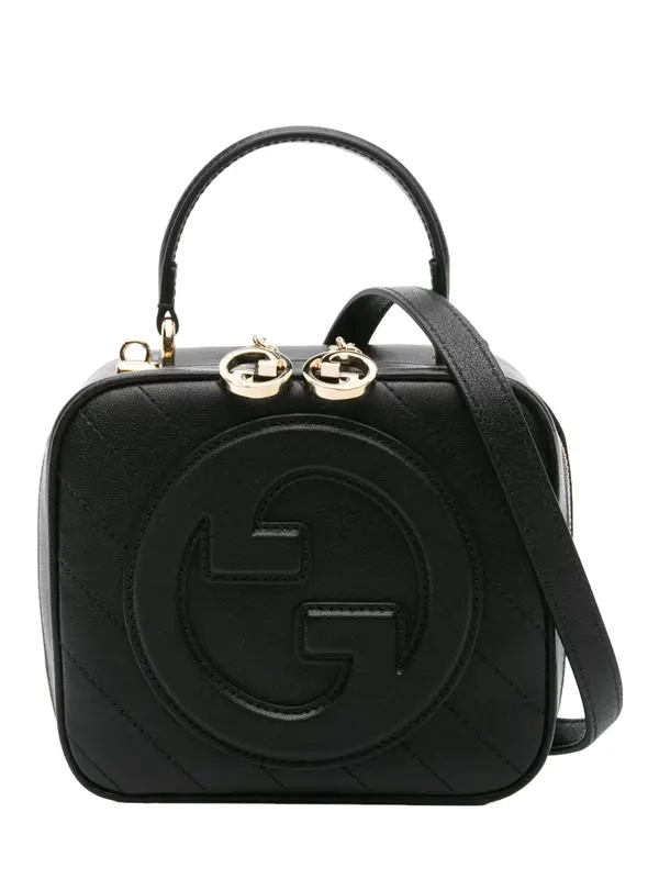 Gucci Blondie Leather Shoulder Bag - Black