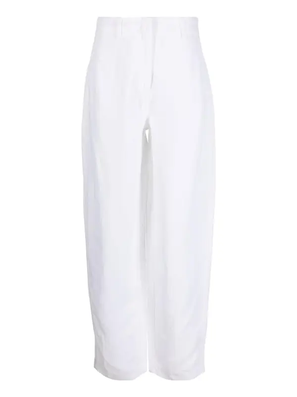 Emporio Armani Wide-leg Trousers - White