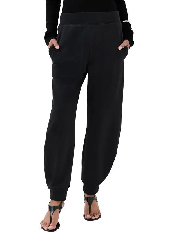 Tibi Calder Long Length Sweatpants - Black