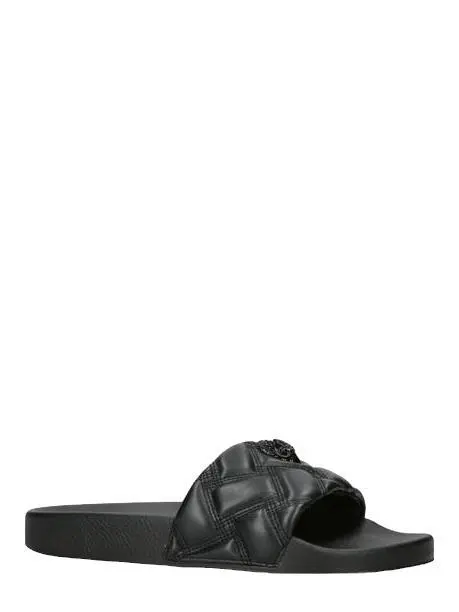 Kurt Geiger Meena Eagle Slide Sandal - Black