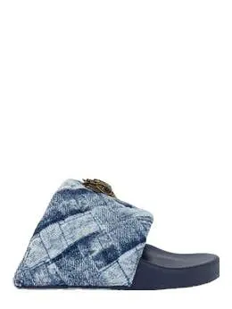 Kurt Geiger Meena Eagle Slide Sandal - Navy