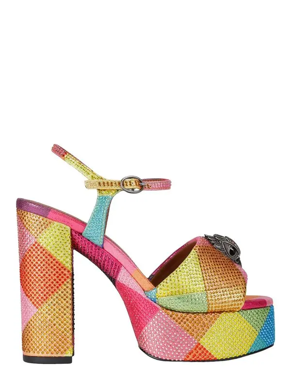 Kurt Geiger Kensington Platform Sandals - Rainbow Multi