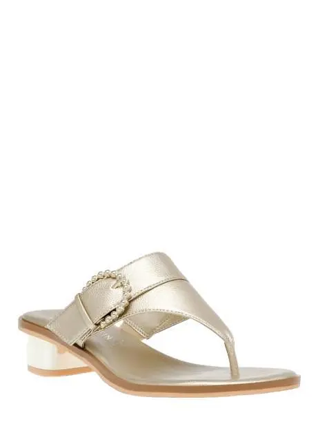 Anne Klein Thessy Sandal - Platinum
