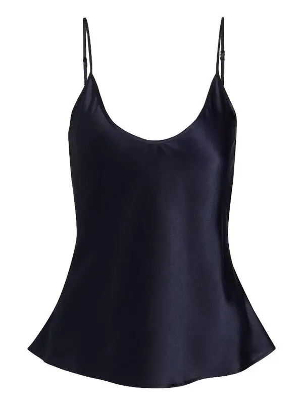 L'Agence Lexi Silk Camisole - Midnight