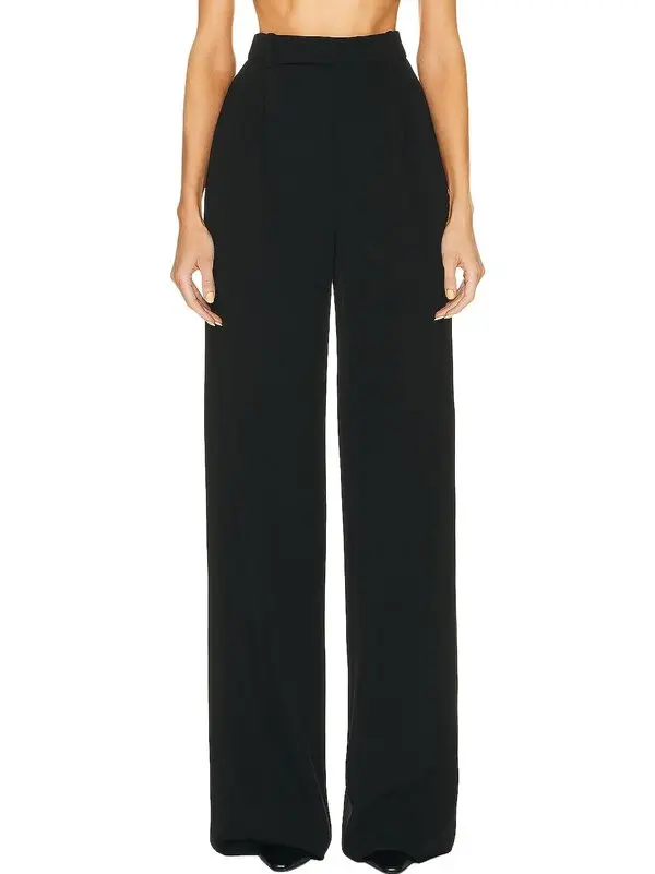 Saint Laurent Wide Leg Pant - Noir